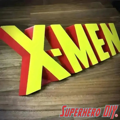 3D-PRINTABLE Classic X-Men Comic Logo | Free-standing 3D X-MEN logo DI ...