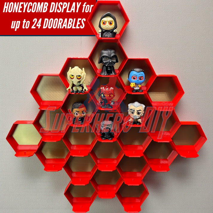 Honeycomb Display for 24 Disney Doorables - Stylish Organizer ...